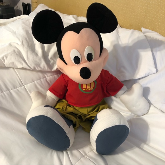 Fisher-Price | Toys | Fisher Price Jumbo Mickey Stuffed Doll | Poshmark
